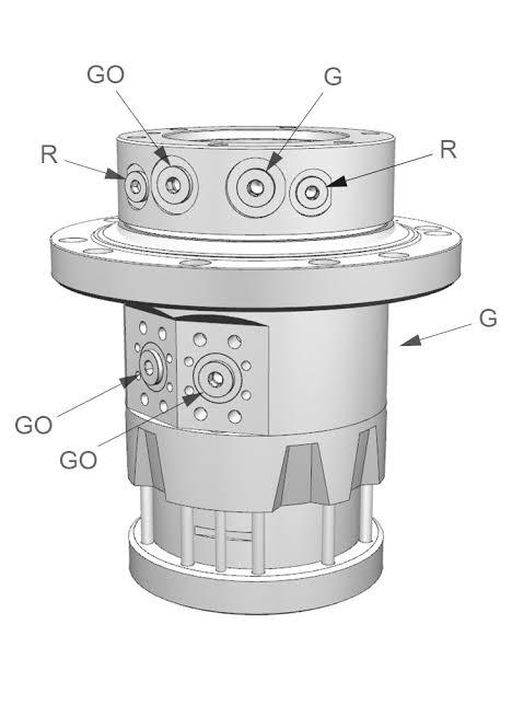 Rotator Hidráulico IR10/GIR12 - 3000.5002.0009